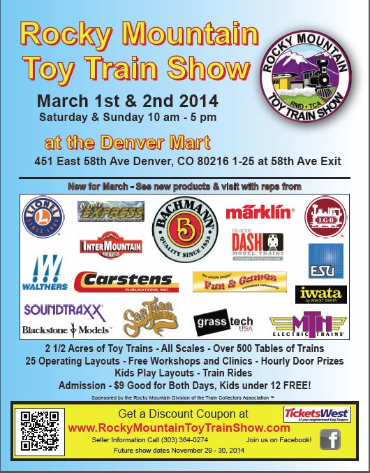 Rocky Mountain Toy Train Show - Promotion